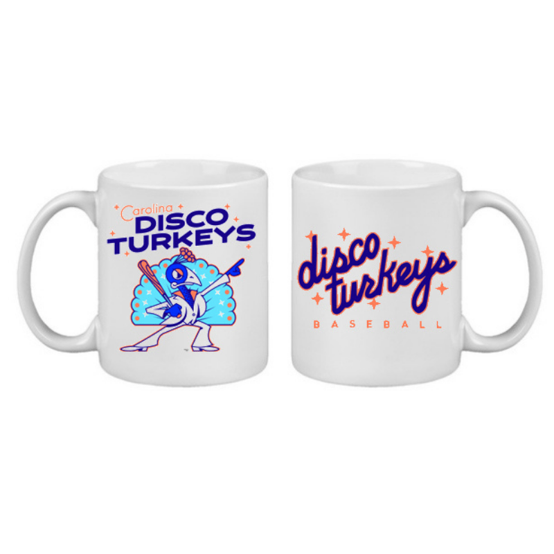 Disco Turkeys Mug – Carolina Disco Turkeys