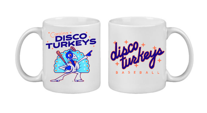 Disco Turkeys Mug – Carolina Disco Turkeys